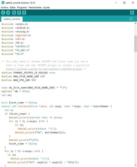 DataBase Esp32 SQlite3 En Un SDcard Tutorials PICAIO