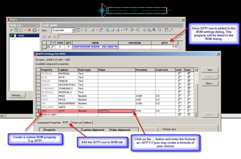 Create Formula In Quantity Field Of Bom Autodesk Community