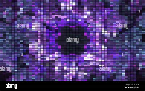 Mosaic With Square Particles This Is Computer Generated Abstract
