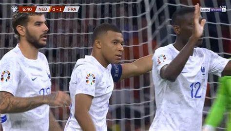 هدف مبابي الاول في مرمي هولندا بتصفيات كاس امم اوروبا بطولات
