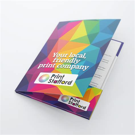 Custom Printed Presentation Folders A4 And A5