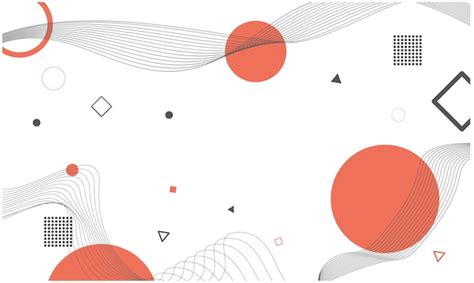 Premium Vector Modern Abstract Geometric Background Illustration Template Design