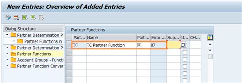 Sap Sd Create Partner Function