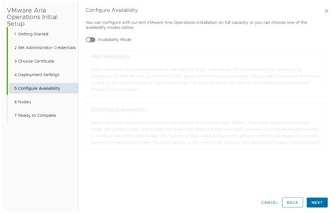 Vmware Aria Operations Appliance Installation Vstack