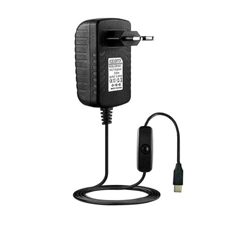 excellent standard power adapter for raspberry pi type c