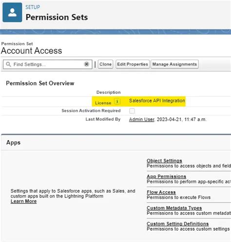 Object Access To Salesforce Integration License User Infallibletechie