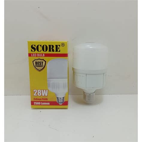 Jual Lampu LED Bohlam LED Murah Capsule SCORE 28W 28 WATT Shopee