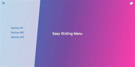 Sliding Sidebar Menu With Animated Button Js Css Html Bypeople