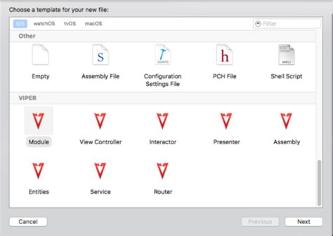 GitHub SergeyPetrachkov VIPERTemplates Xcode Templates For VIPER