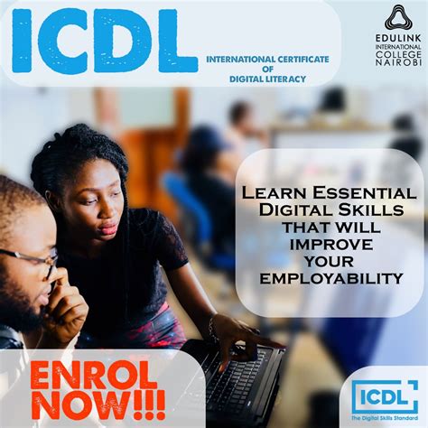 Edulink International College Nairobi On Linkedin Enrollnow Icdlcourse Digitalskills
