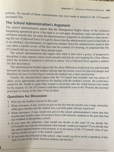 Arbitration Assignment Human Resource Management Homework Help