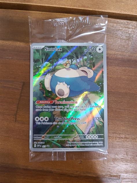 Pokemon 151 Snorlax Promo Svp 051 Scarlet And Violet English 2023 Sealed