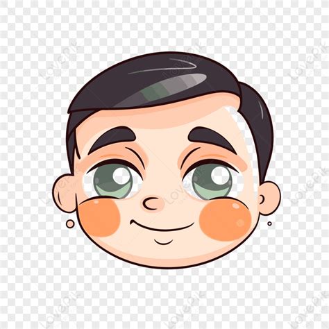 소년 얼굴 만화