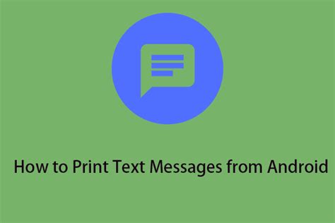 Pin On How To Print Text Messages From Android