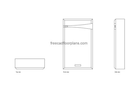 Access Control Card Reader Free Cad Drawings