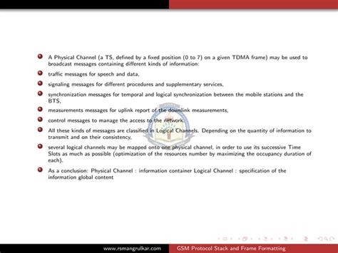 Gsm Protocol Stack And Frame Formating Pdf Computer Networking Computing