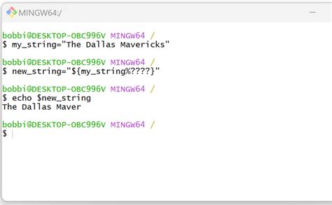 Bash How To Remove Last N Characters From String Collecting Wisdom