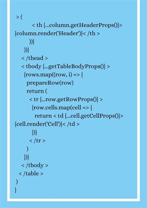 React Table Tutorial Project Setup Use Table And Usefilter Pdf