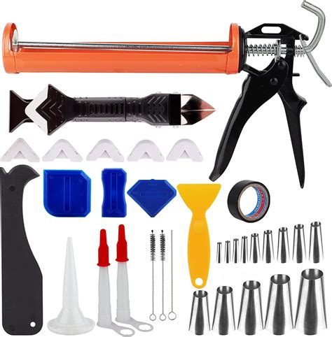Caulking Gun Silicone Caulking Removal Tool Kit Beilan Drip Free