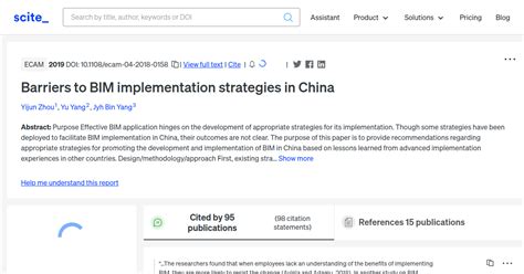 Barriers To Bim Implementation Strategies In China
