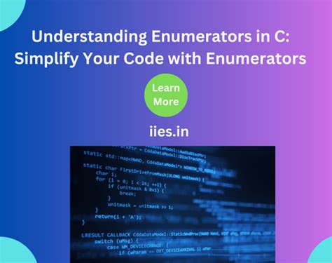 Understanding Enumerators In C Simplify Your Code With Enumerators