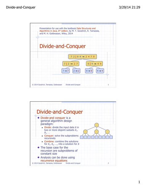 Pdf Divide And Conquer Sfakhouri Teaching Cmp Cmp338