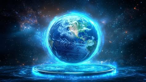 Digital Earth Globe Concept Of Global Network Digitalization Big Data Technology Innovation