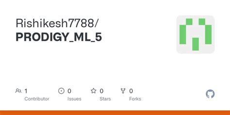 rishikesh k on linkedin github rishikesh7788 prodigy ml 5