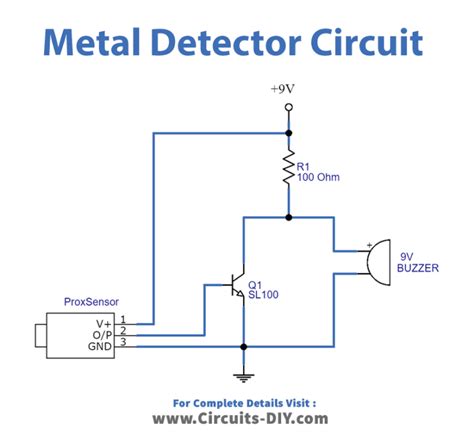 Metal Detector Schematic Diagram Diagram Manual Metal Dete