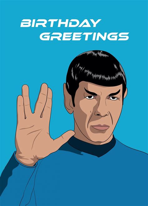 Free Printable Star Trek Birthday Cards Irama Design