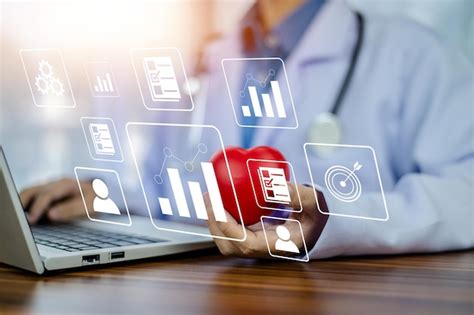 Premium Photo Doctor Using Computer Document Management System Dms