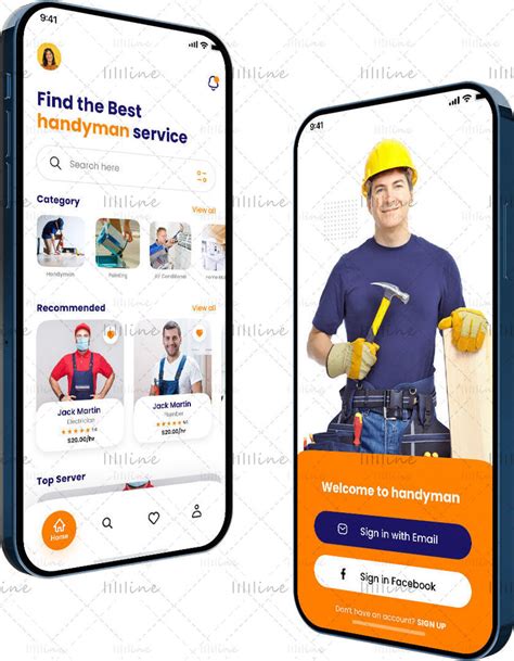 On Demand Handyman Services App Design Ui Ux