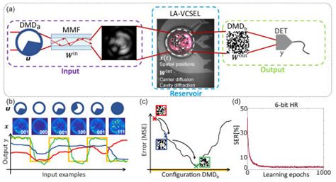 a working principle of the la vcsel spatially multiplexed reservoir
