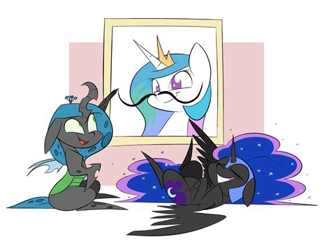 Nightmare Moon And Queen Chrysalis