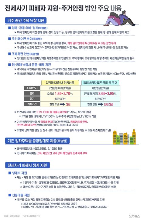 전세사기 특별법 2년간 적용경매 우선권 Ltv·dsr 규제 완화 등 그래픽뉴스 노컷뉴스