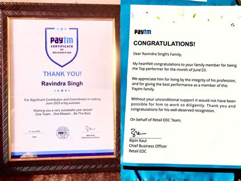 Ravindra Singh On Linkedin Paytm Employeeappreciation Paytmkaro 22 Comments