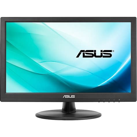 Customer Reviews ASUS VT168H 15 6 LED HD Touch Screen Monitor DVI HDMI VGA Black VT168H