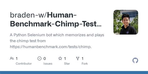 Github Braden Whuman Benchmark Chimp Test Bot A Python Selenium Bot Which Memorizes And