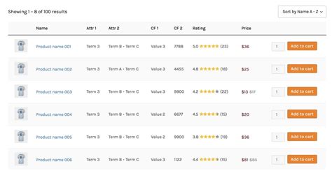 Best WooCommerce Product Table Plugins Free Paid StarcatWP