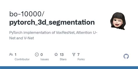 Github Bo Pytorch D Segmentation Pytorch Implementation Of Voxresnet Attention U Net