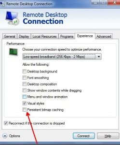 Fixing Artifacts In An RDP Session