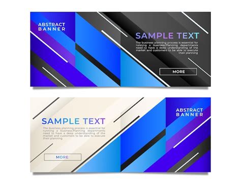premium vector abstract banner background or header stock vector template