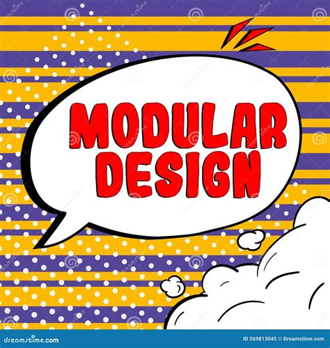 conceptual caption modular design business showcase product designing to produce product by