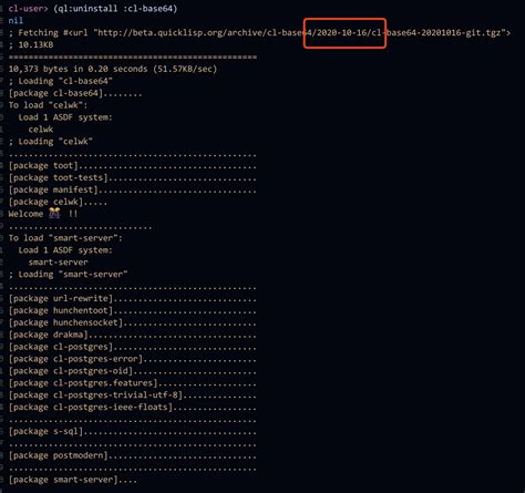 Common Lisp 求助 Cl Base64 加载异常失败 Programming Emacs China
