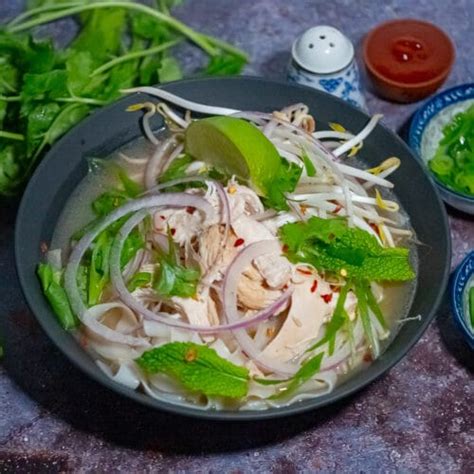 How To Make Vietnamese Inspired Chicken Pho Soup Cook Me Joy