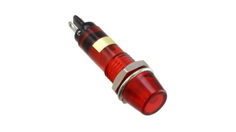 607 3132 130f Dialight Red Panel Led 12v Dc 7 2mm Mounting Hole Size Ip66 Rs