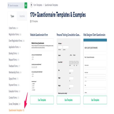 Jotform Template Options Carmine Mastropierro