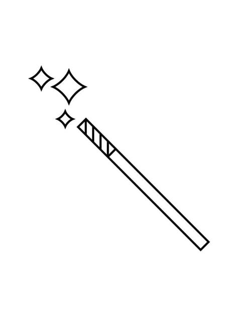 Magic Wand Image Coloring Page Download Print Or Color Online For Free