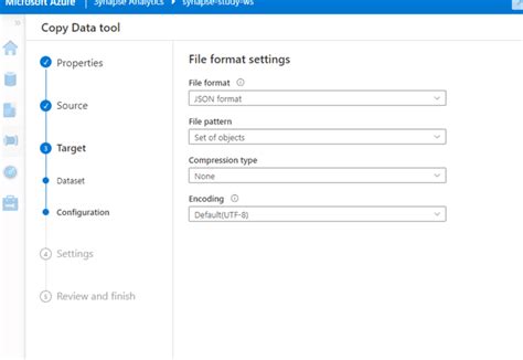 Copy Data Tool In Azure Synapse Analytics Studio