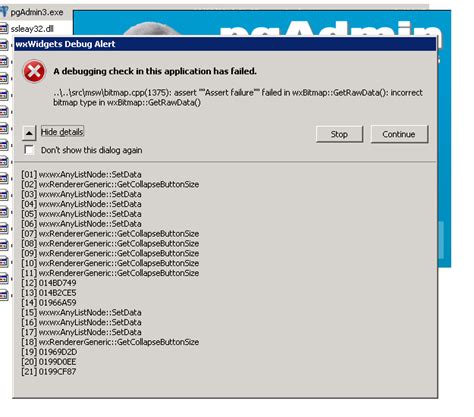 Errors On Launch A Debugging Check In This Application Has Failed · Issue 5 · Symbiatch